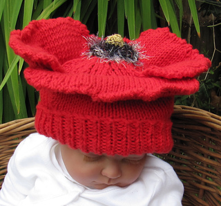 Ravelry: Baby Poppy Beanie pattern by Christine Grant