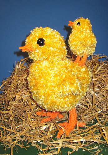 Ravelry: Easter Big Chick Little Chick pattern by Christine Grant
