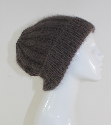 Ravelry: Fluffy 3x3 Rib Slouch Hat pattern by Christine Grant