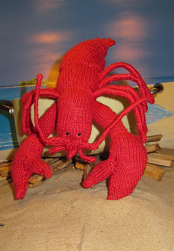 Ravelry: Lottie Lobster Crustacean pattern by Christine Grant