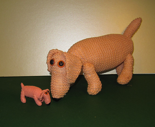 Ravelry: Big Wiener,Weeny Wiener toys pattern by Christine Grant