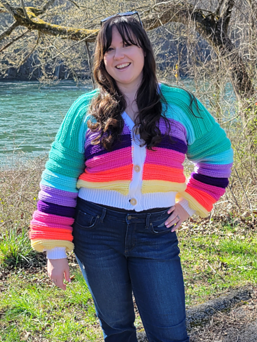 Ravelry: Prismatic Cardigan Pattern pattern by Hunter Scanlan