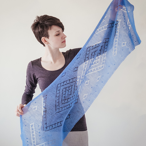 Ravelry: Find The Way Stole pattern by Marina Guseva