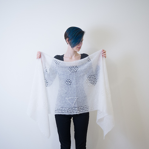 Ravelry: Cosmic Dandelion Stole pattern by Marina Guseva