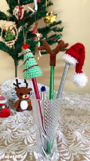 Ravelry: Christmas Tree Pencil Puppet / Pencil Topper pattern by ...