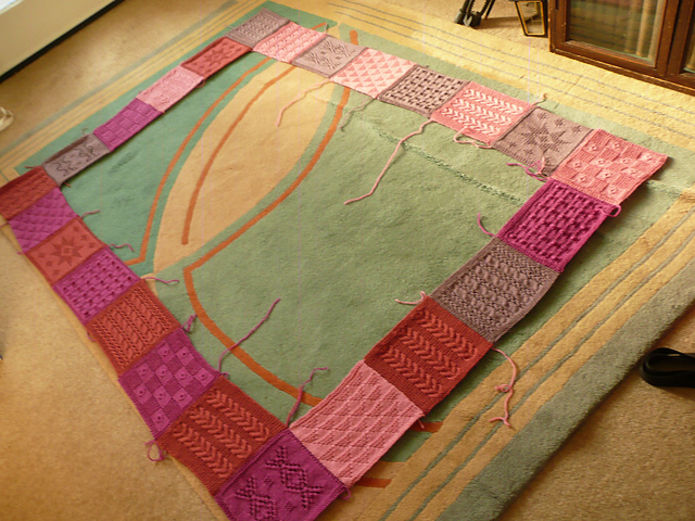 Ravelry: maillesanglaise's Rowan Afghan KAL 2014