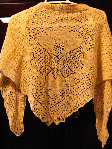 Ravelry: A Russian Triangular Butterfly Shawl to Knit pattern by Inna ...