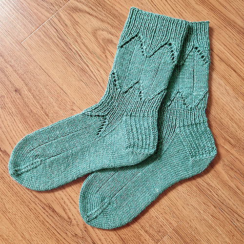 Ravelry: Pinecone Socks pattern by Lisa Hannes