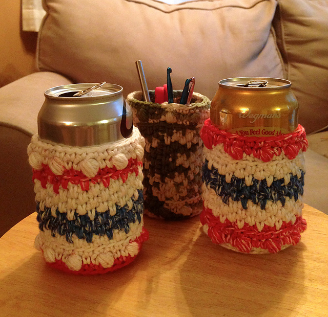 Ravelry: Soda Can Cozy pattern by Elizabeth Lawley
