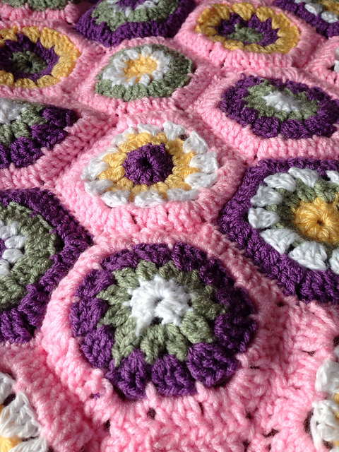 Ravelry: mancy27's Hexagon for Baby Agustin!