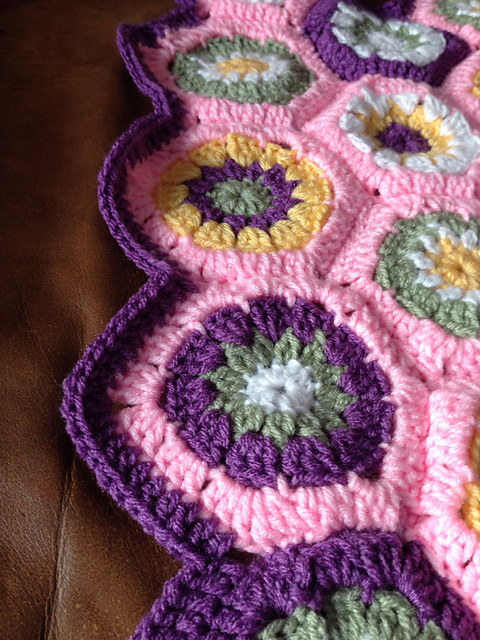 Ravelry: mancy27's Hexagon for Baby Agustin!