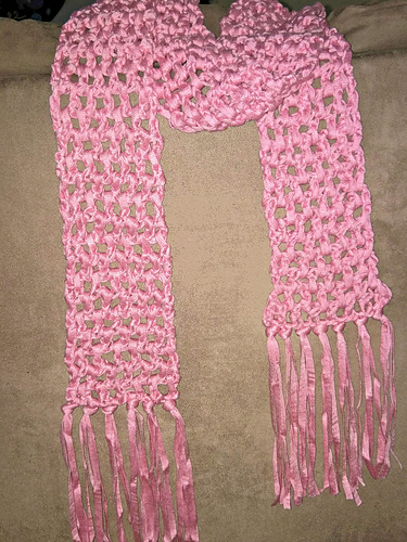 Ravelry: RemnantsCrafts' Pink ribbon delight