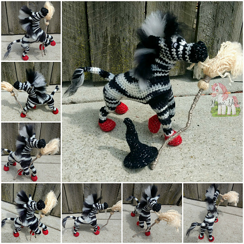 Ravelry: Witchy Becky Zebra pattern by Manic Yarn