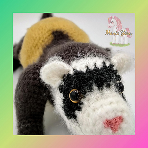Ravelry: Phineas the No Fuss Ferret pattern by Manic Yarn
