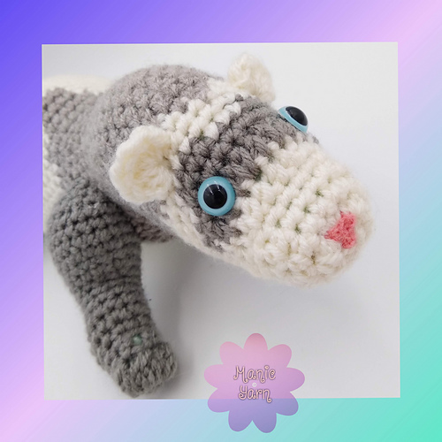 Ravelry: Phineas the No Fuss Ferret pattern by Manic Yarn