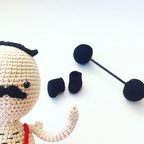 Ravelry: Jules the strongman pattern by manuskacrochet