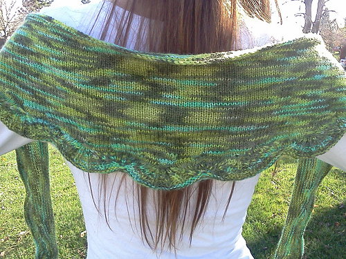 Ravelry: Gwen's Shoulder Scarf pattern by Nancy Totten