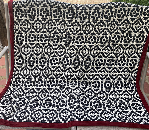 Ravelry: Maria Mosaic Afghan pattern by Ana Morais Soares