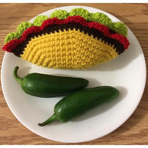 Ravelry: Happy Little Taco pattern by Melissa's Crochet Patterns