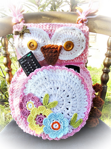 Ravelry: Estellita Remote Control Holder pattern by Maria Manuel