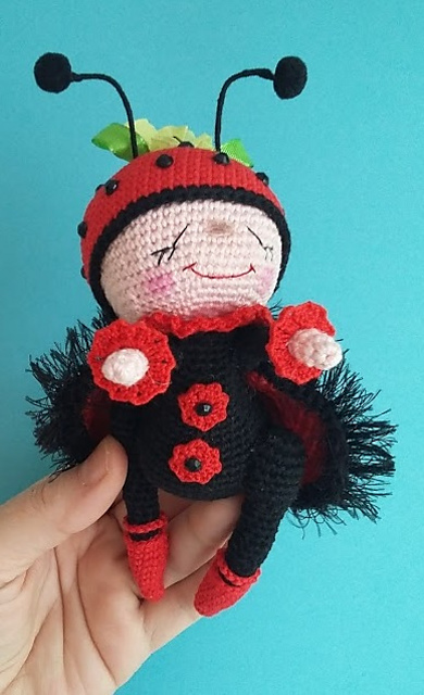 Ravelry: Amigurumi Lady Bug LeyLa pattern by CrochetArtDesign