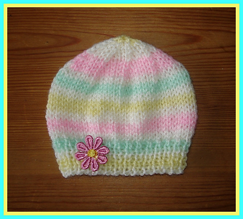 Ravelry: Candystripe Newborn Baby Hat pattern by marianna mel