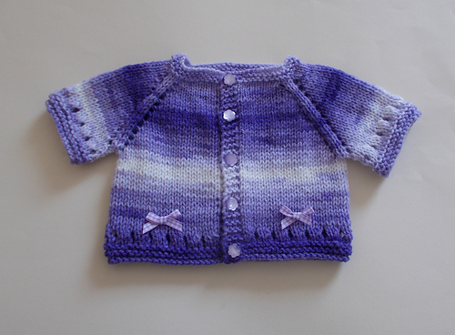 Ravelry: Maxine 0 - 3 months Baby Cardigan Jacket pattern by marianna mel