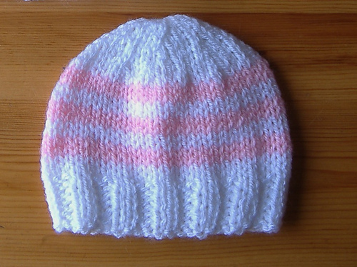 Ravelry: Easy Stripes Premature Baby Hat pattern by marianna mel