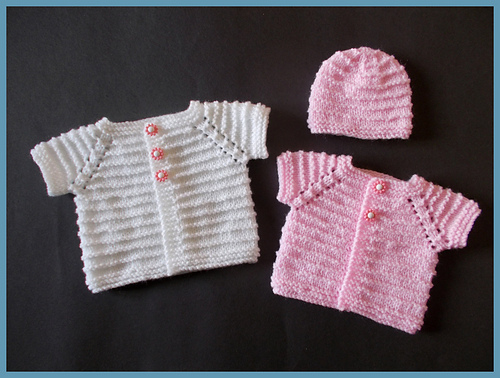Ravelry: Premature Baby ~ Kinzie Baby Top & Hat pattern by marianna mel