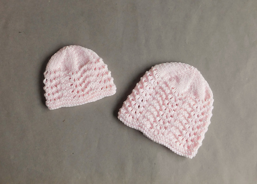 Ravelry: Old Shale Lace Baby Hat pattern by marianna mel