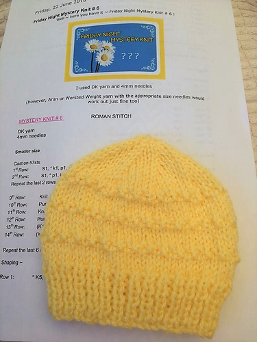 Ravelry: Roman Stitch Baby Hat pattern by marianna mel