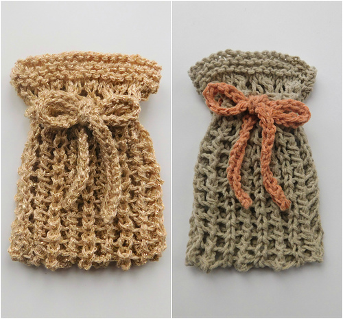 Ravelry: Knitted Cotton Soap Saver pattern by marianna mel