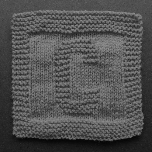 Ravelry: Letter Square - Letter C pattern by marianna mel