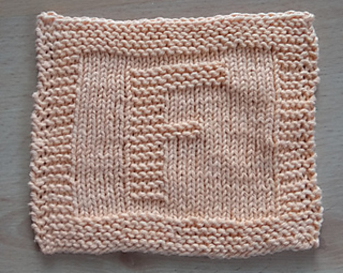 Ravelry: Letter Square - Letter F pattern by marianna mel