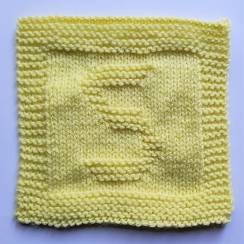 Ravelry: Letter Square - Letter S pattern by marianna mel