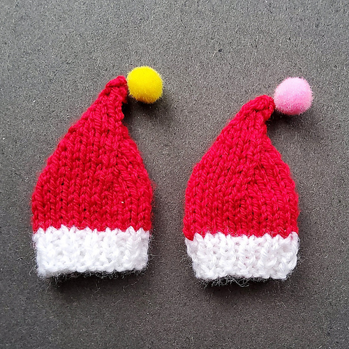 Ravelry: Mini Santa Hat & Elf Hat ~ for Ferrero Rocher pattern by ...