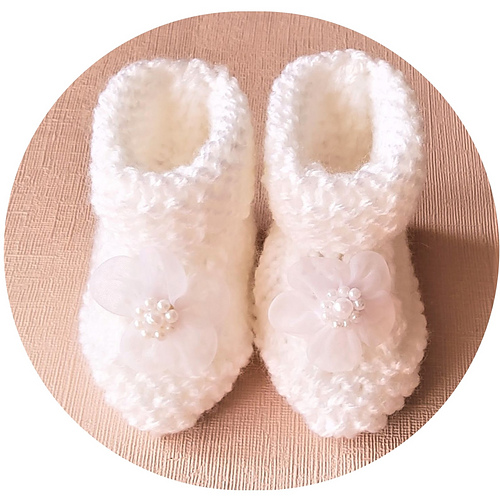 Ravelry: Quick & Simple Baby Booties pattern by marianna mel
