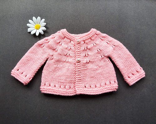 Ravelry: Carla Premature Baby Cardigan pattern by marianna mel