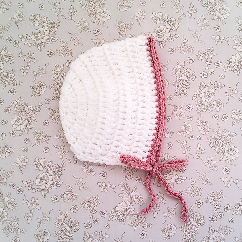 Ravelry: Simple Crochet Baby / Baby Doll Bonnets pattern by marianna mel