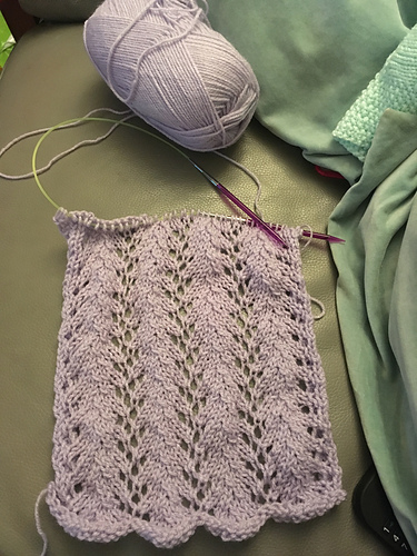 Ravelry: Vine Stitch Lace Scarf pattern by Janice Weinstein