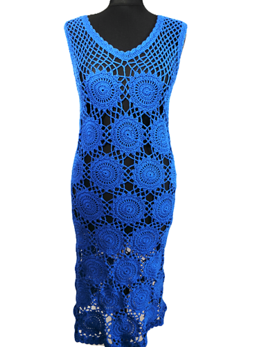 Ravelry: amazing blue dress pattern by Marina Zvirgzdina