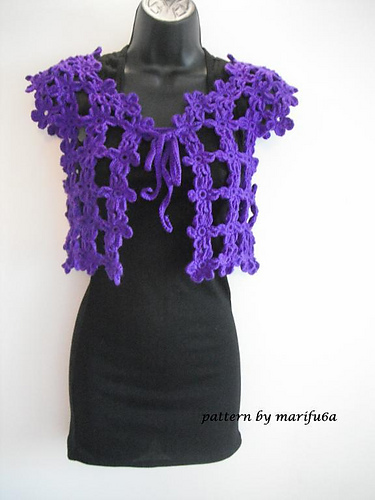Ravelry: Easy Bolero pattern by Marina Zvirgzdina