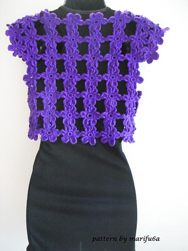 Ravelry: Easy Bolero pattern by Marina Zvirgzdina