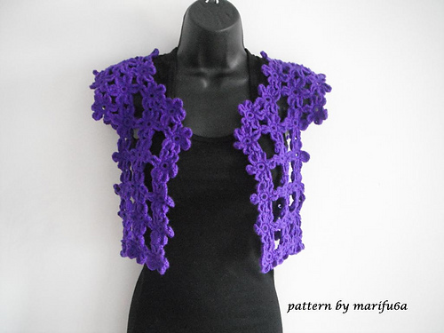 Ravelry: Easy Bolero pattern by Marina Zvirgzdina