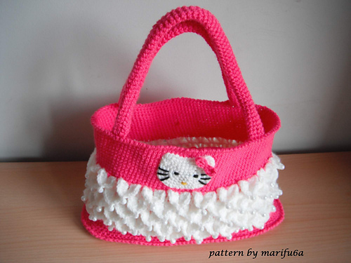 Ravelry: Hello kitty bag pattern by Marina Zvirgzdina