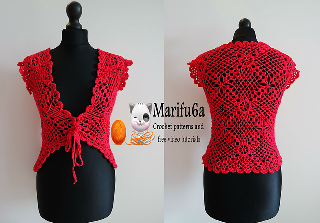 Ravelry: Red Vest pattern by marifu6a