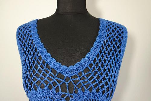 Ravelry: amazing blue dress pattern by marifu6a