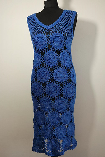 Ravelry: amazing blue dress pattern by marifu6a