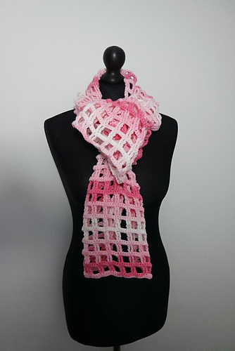 Ravelry: pink scarf pattern by marifu6a