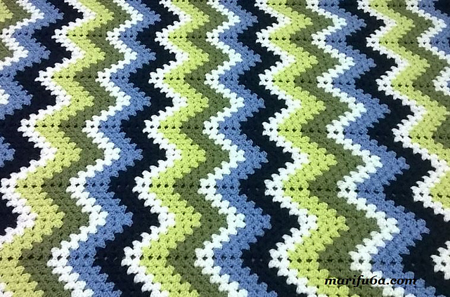 Ravelry: Ripple granny blanket pattern by marifu6a